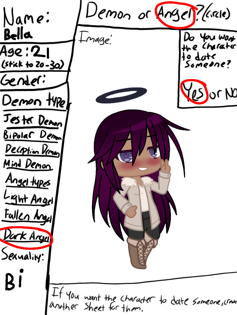 For Demon and the Angle (1) - ibisPaint