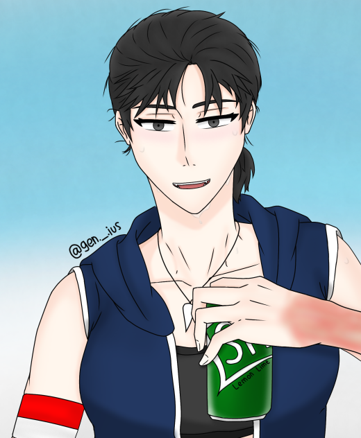 Rani, after Karate practice - ibisPaint