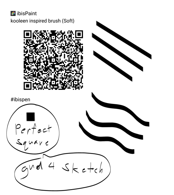 Meh, just a square brush (not mine hee) - ibisPaint