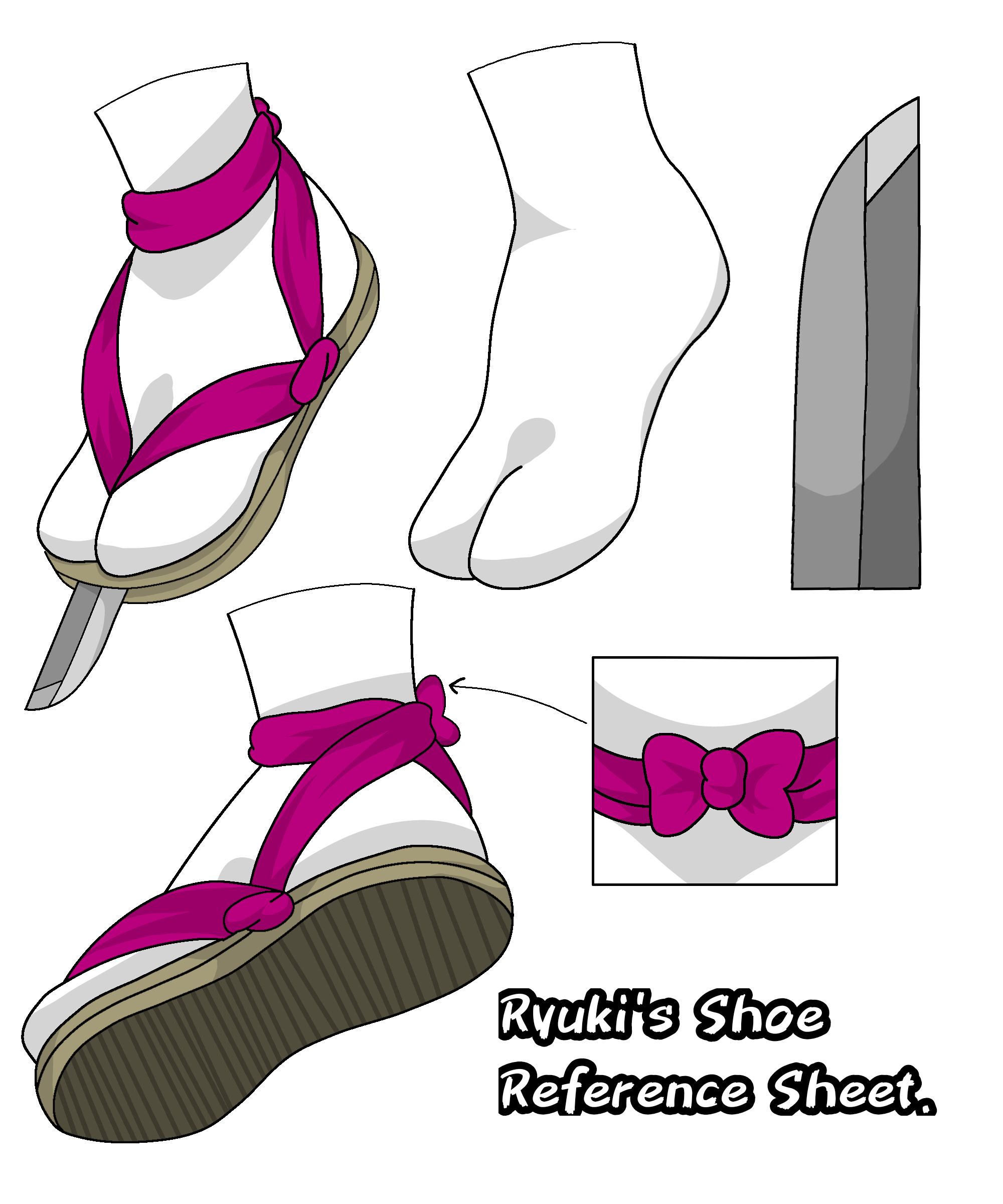 Ryuki's shoe Reference Sheet - ibisPaint