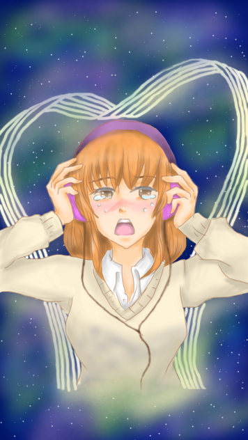 Starry sky and heartbreak - ibisPaint