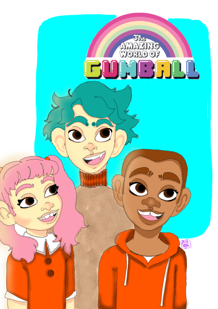 Amazing World of Gumball - human version - ibisPaint