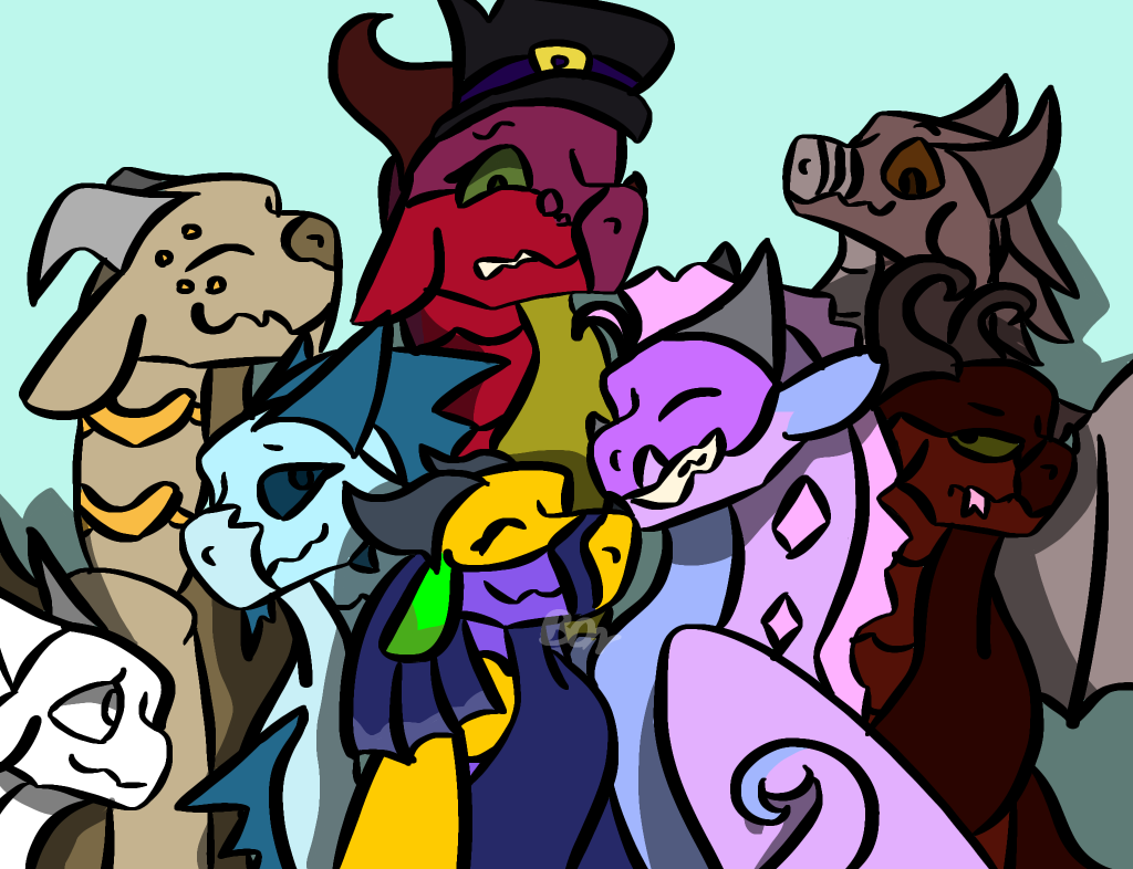 Wingery Dragonets - Picture Day - ibisPaint