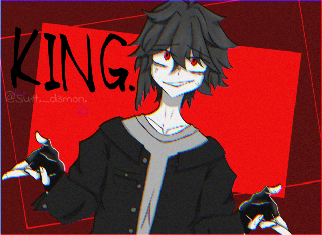 “King.” - ibisPaint