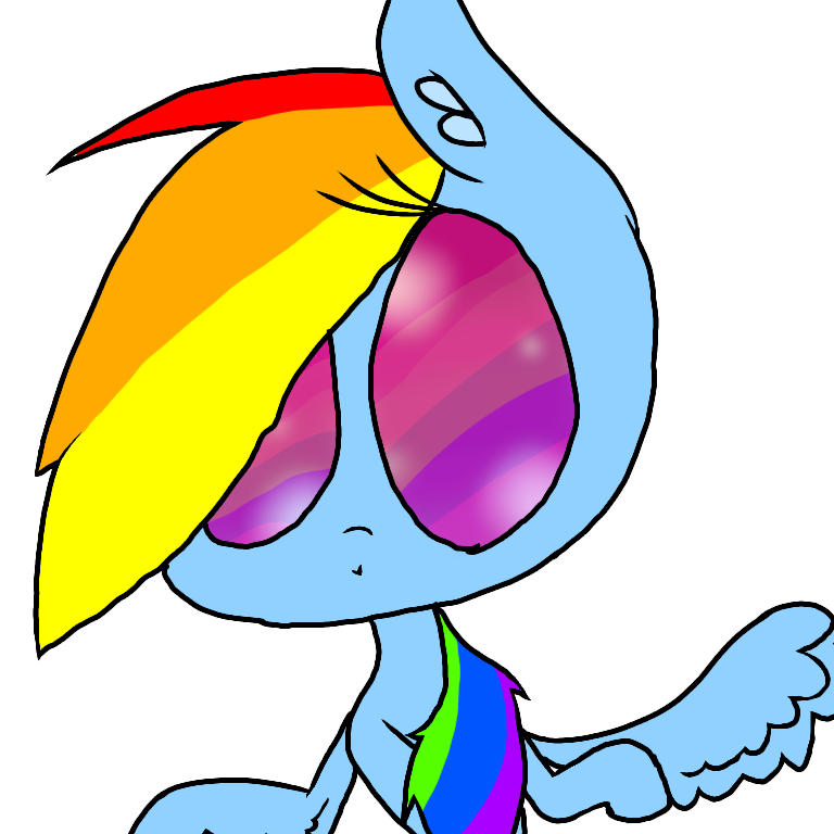 Rainbow Dash (Speed paint) - ibisPaint