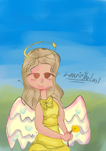 yellow angel 😇 - ibisPaint