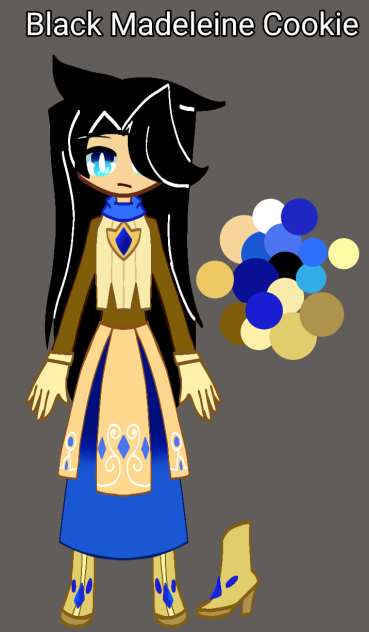 Black Madeleine Cookie - ibisPaint