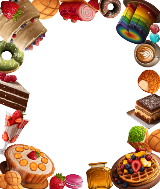 dessert border - ibisPaint