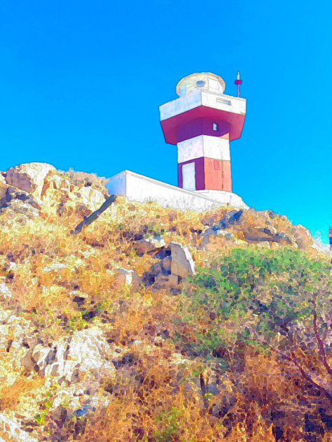 Lighthouse in Cabo San Lucas - ibisPaint