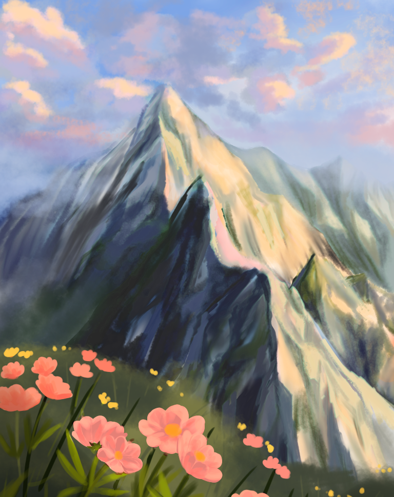 mountains - ibisPaint