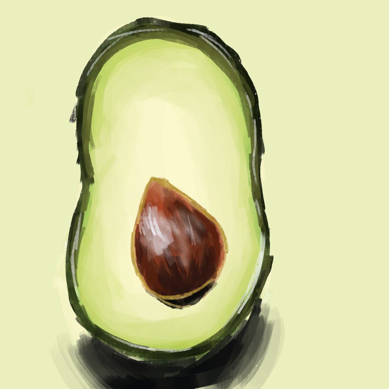 Avocado again - ibisPaint