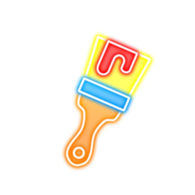 Brush neon sign.2 - ibisPaint