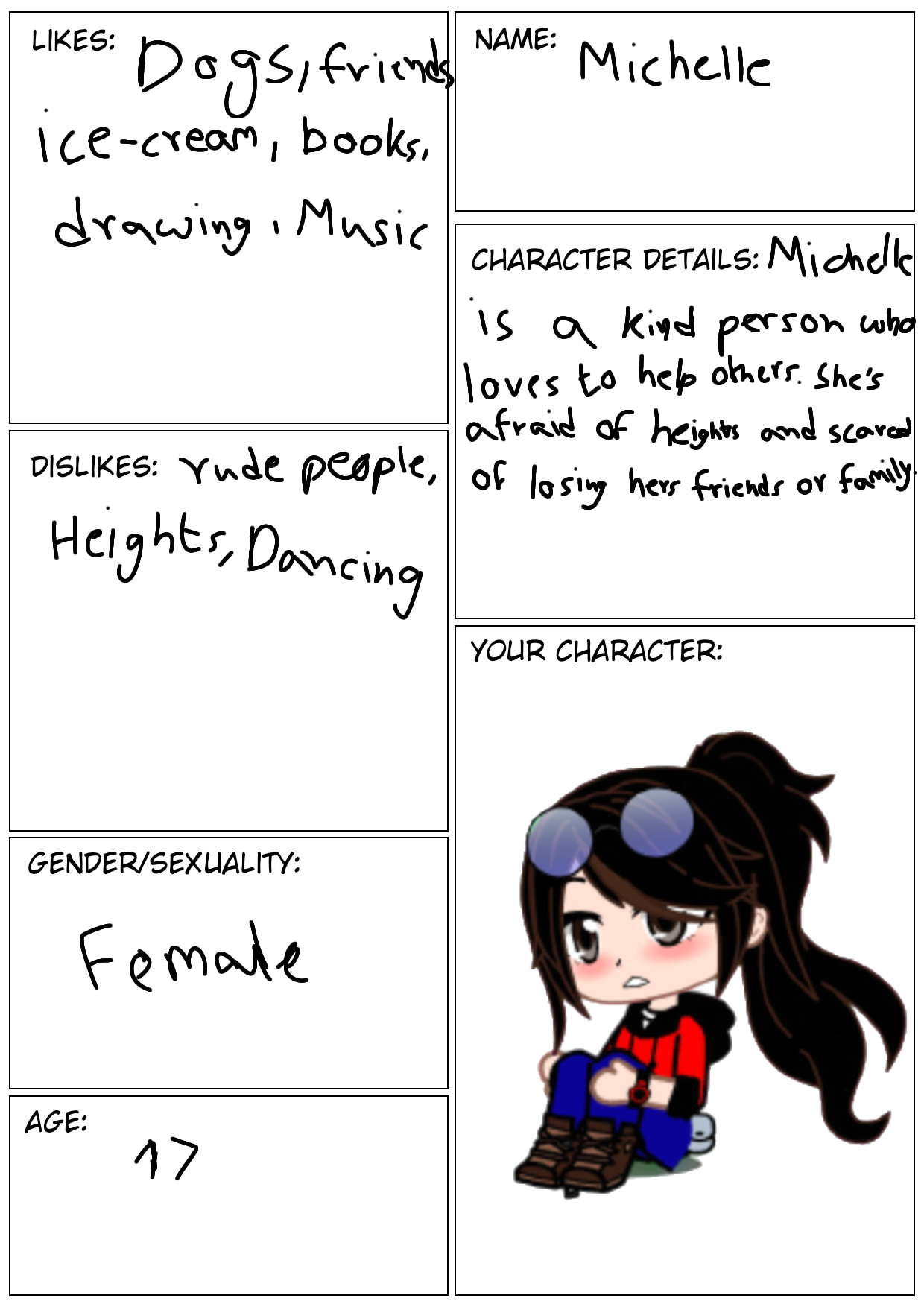 Character form for you are cursed - ibisPaint