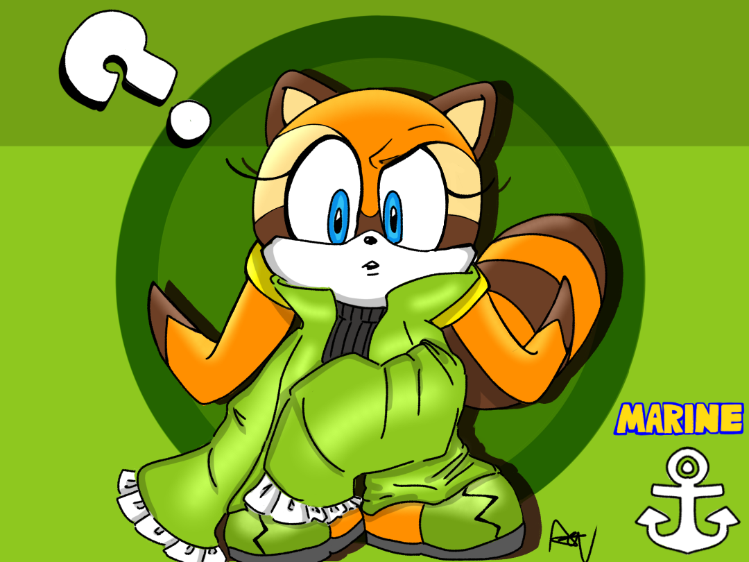 Marine the Raccon - ibisPaint
