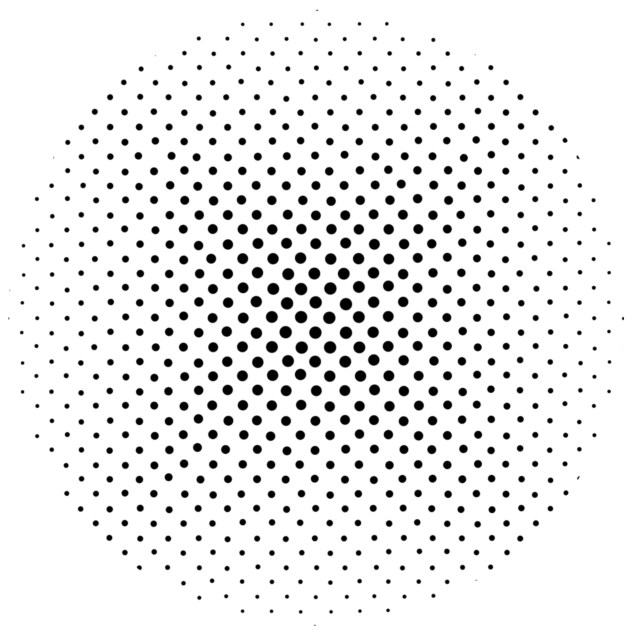 Dot pattern circle - ibisPaint
