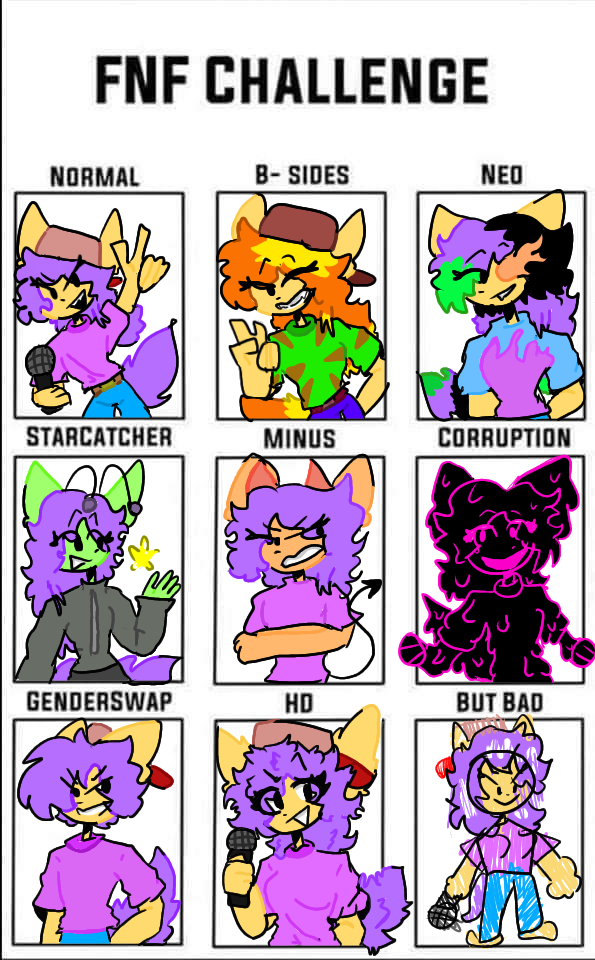 fnf challenge redraw - ibisPaint