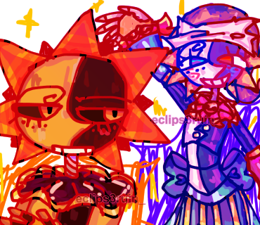 Ruin eclipse and Solar - ibisPaint