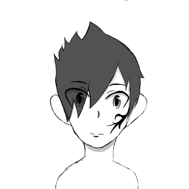 Character design v2 (Uncolored) - ibisPaint