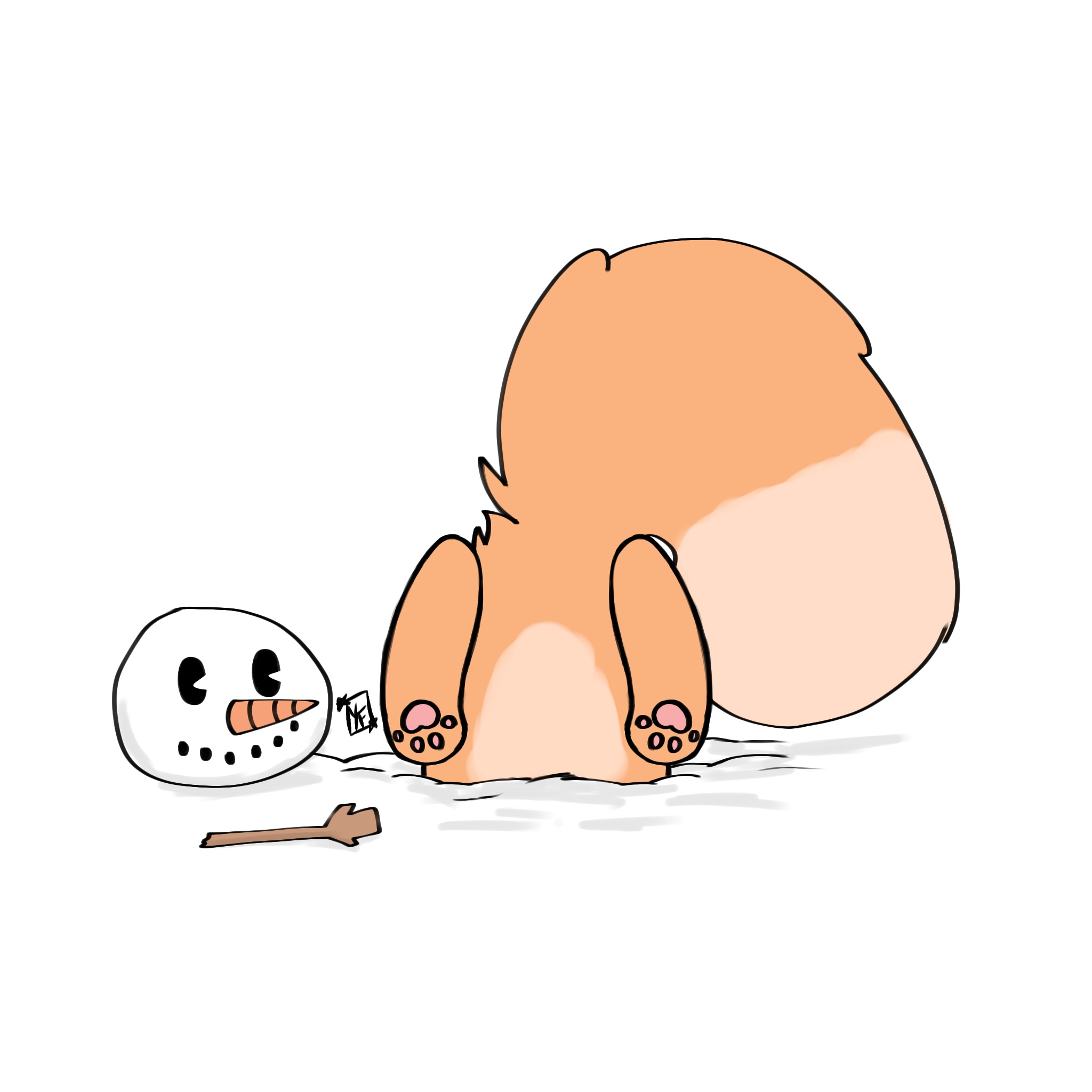 Snow Fox - ibisPaint