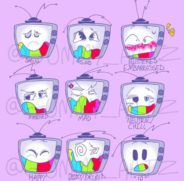 Mr. Puzzles expressions!! =] - ibisPaint