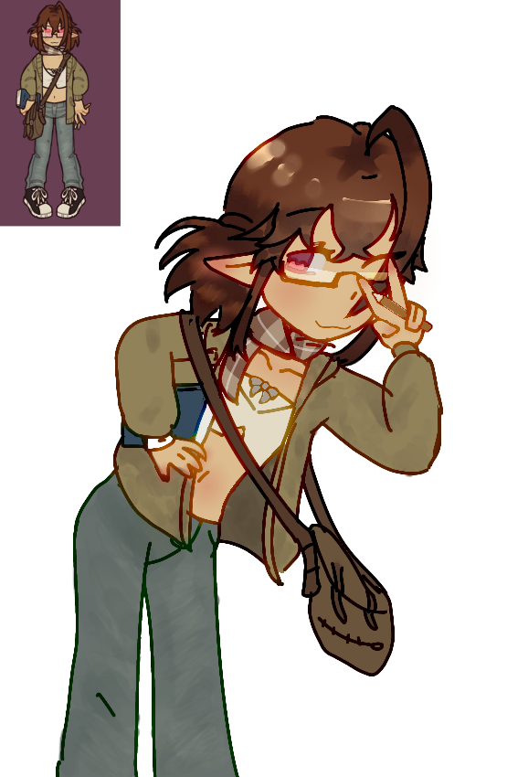 i tried a new art style - fail - ibisPaint