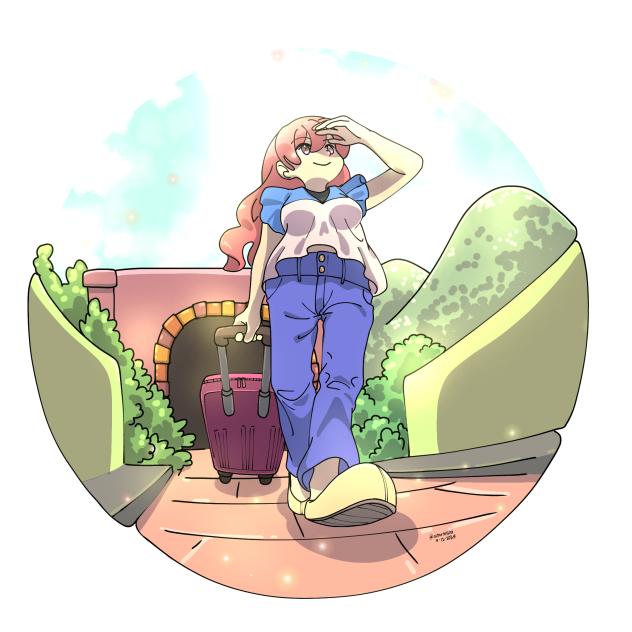 Vacation Mode(April Day 12) - ibisPaint