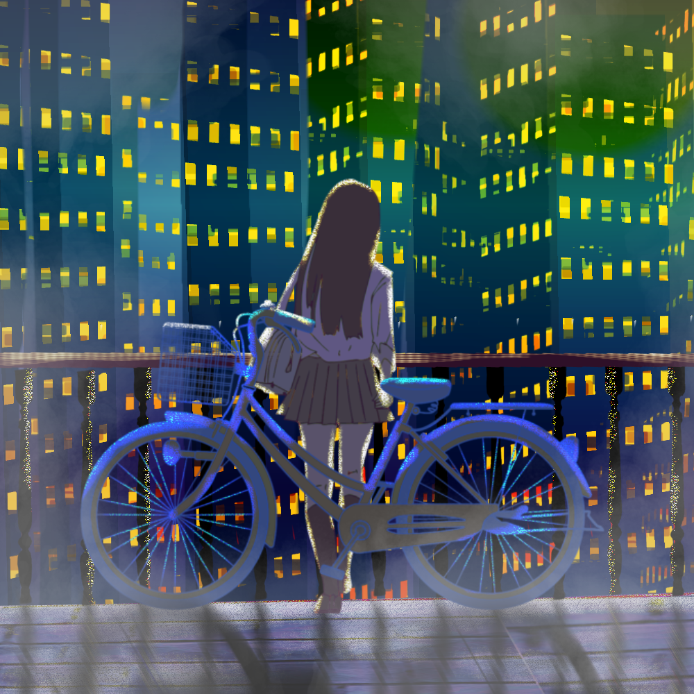 Cityscape easy illustration - ibisPaint