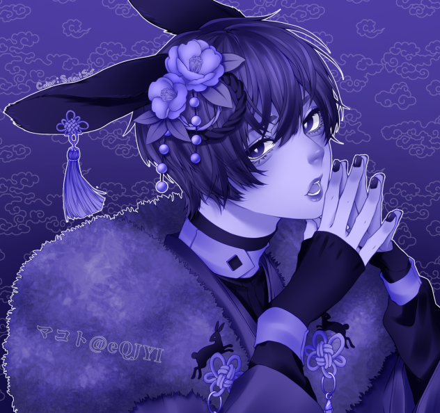 Violet Rabbit - ibisPaint