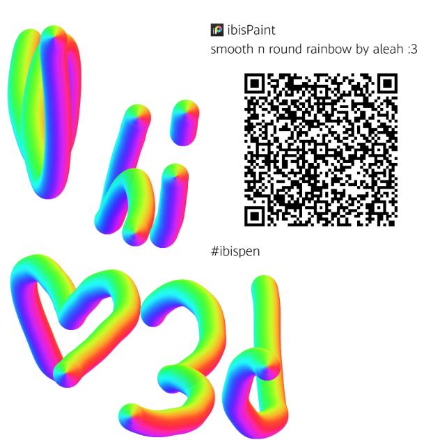 cool rainbow brush by meee - ibisPaint