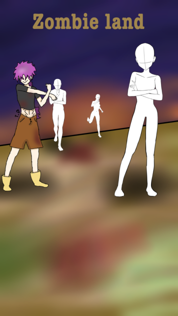 Zombie land collab - ibisPaint