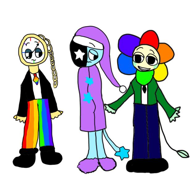 dyle, dandy and astro in my style - ibisPaint
