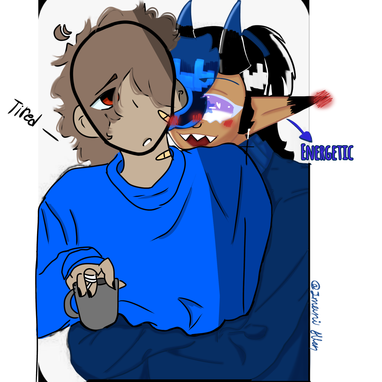 Cuddle Collab with Koy! - ibisPaint