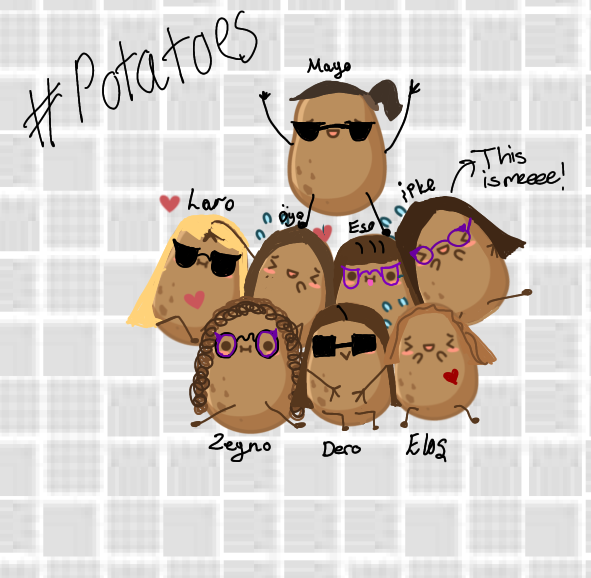 Our potatoes group - ibisPaint