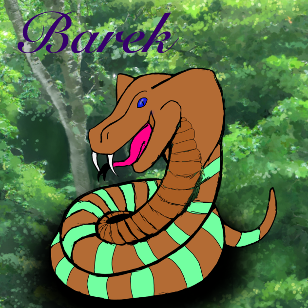 Barek The Snake Crossbreed (OC) - ibisPaint