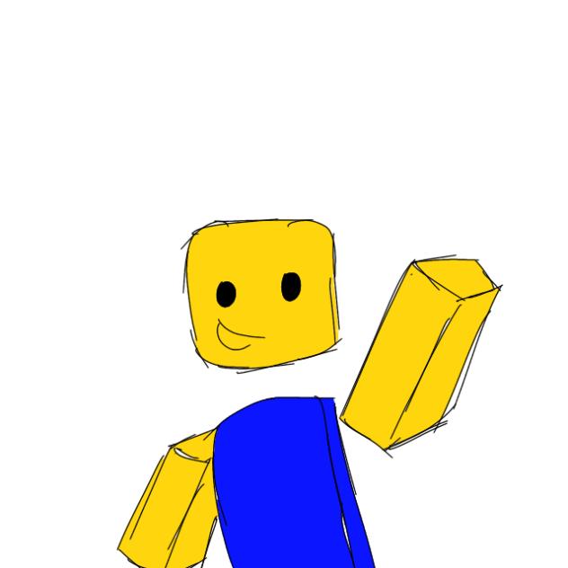 noob waving - ibisPaint