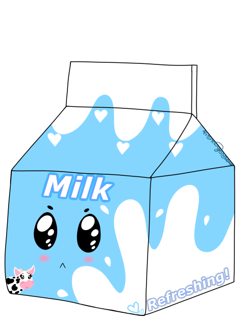 Kawaii Carton Of Milk - Speedpaint - ibisPaint