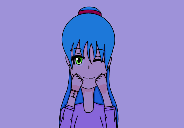 Posando pa una foto ù3ú - ibisPaint