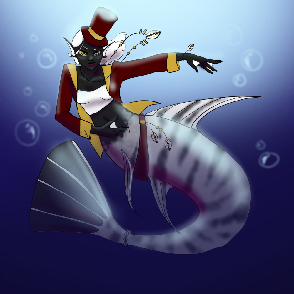 Mermaid - Angelfish - ibisPaint