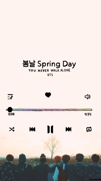 (Bts- Spring Day) Background - ibisPaint