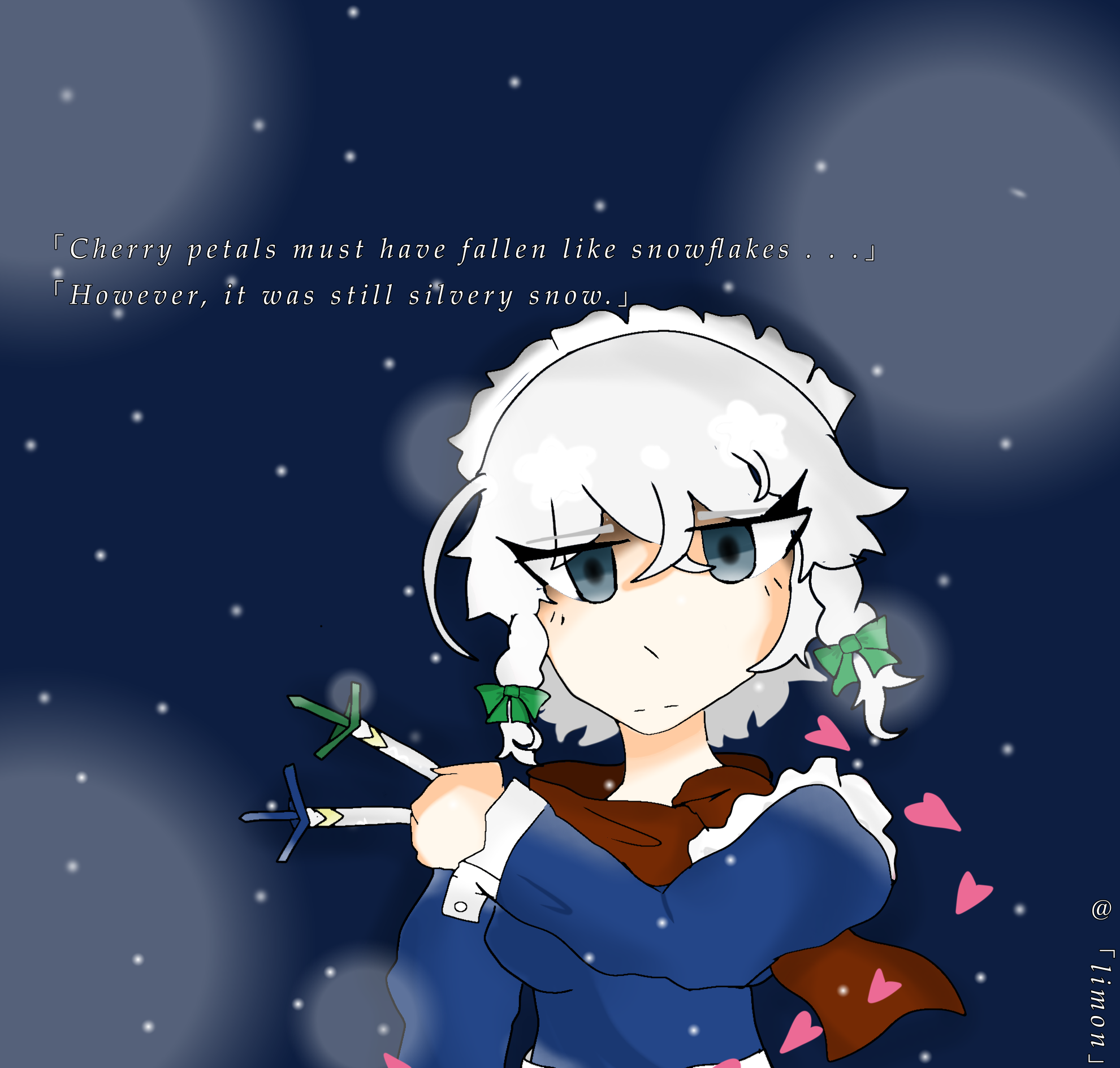 Elegant Maid in Abnormal Snow☆ - ibisPaint