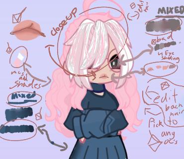 first time editing hack - ibisPaint