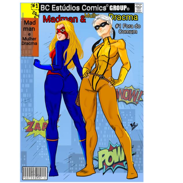 Madman e M. Dracma_Fora do Comum - ibisPaint