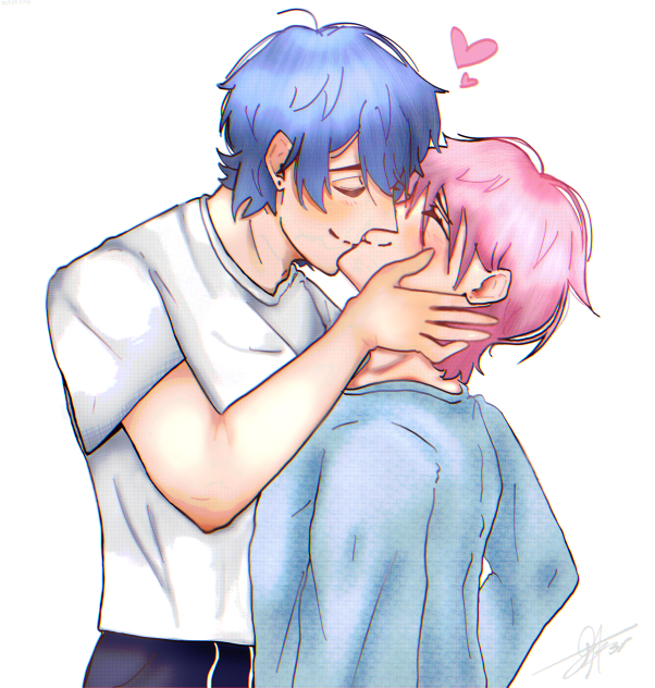 Just 2 random dudes ToT - ibisPaint