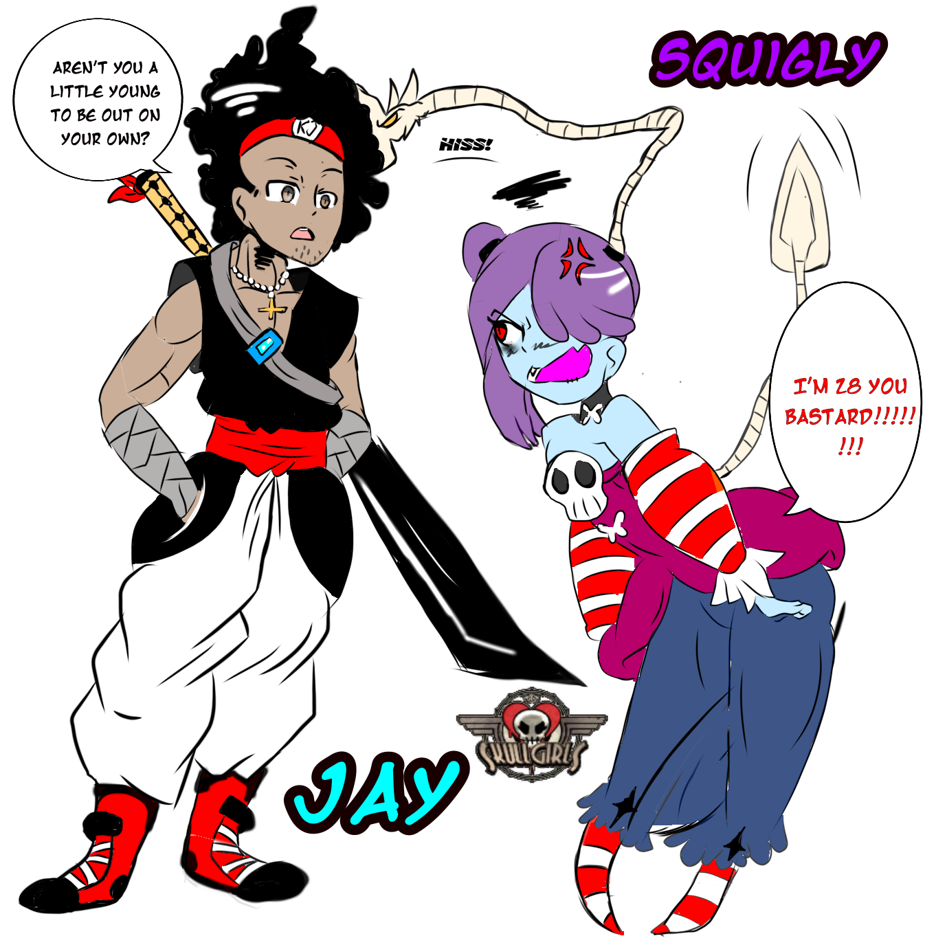 Squigly and Jay - ibisPaint