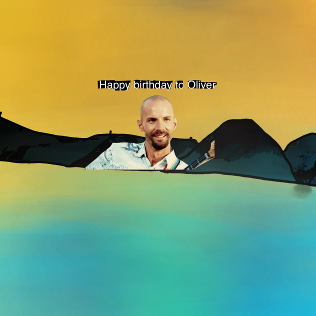 happy birthday Oliver Riedel - ibisPaint