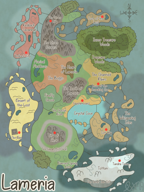 Lameria - Map [Variant 1] - ibisPaint