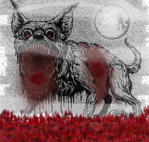 the giant killer dog!! - ibisPaint