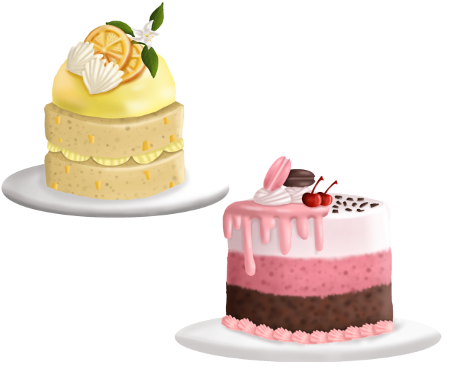 Sweet desserts - ibisPaint