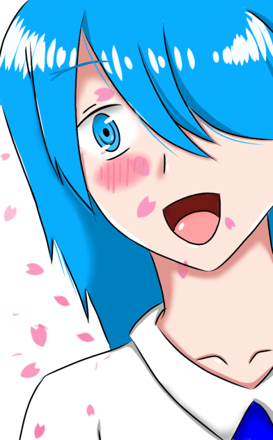 Blue Girl - ibisPaint