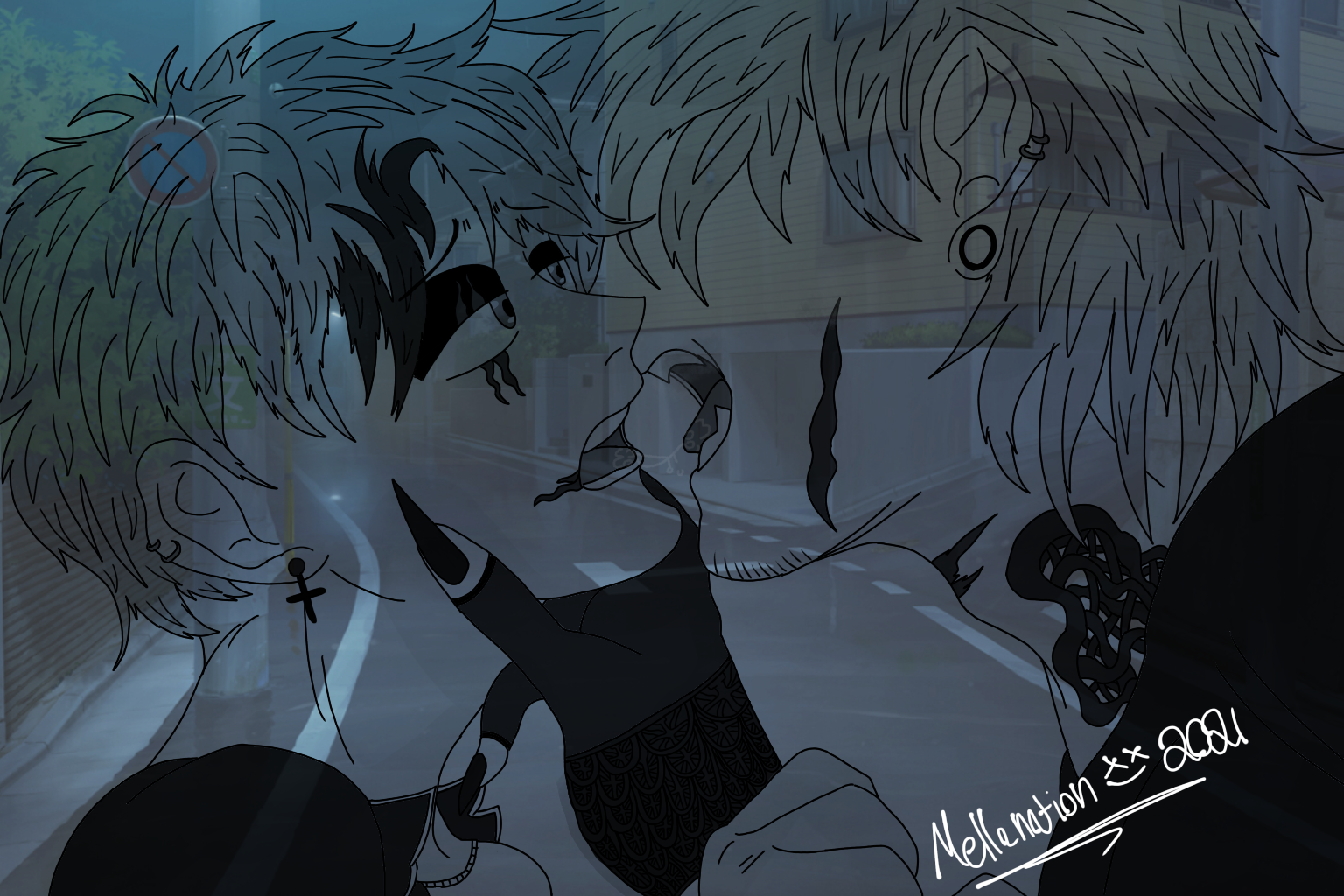 A Emo Seduction 🖤💋 - ibisPaint